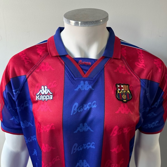 Kappa | Shirts | Luis Figo Fc Barcelona New Mens Retro Vintage Soccer ...